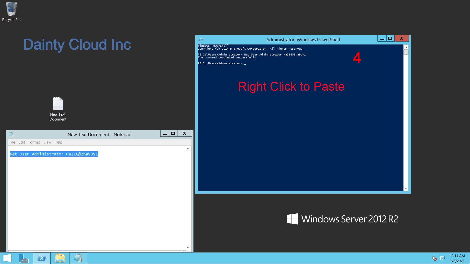 How to change VPS password with cmd? Step by step - Dainty Cloud