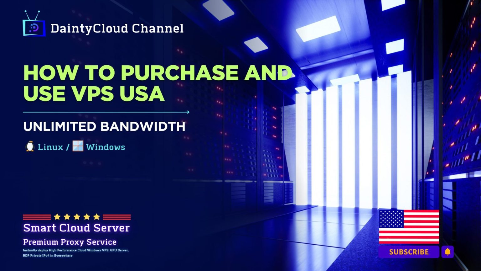 Windows & Linux USA VPS Deployment – Instantly Available - DaintyCloud