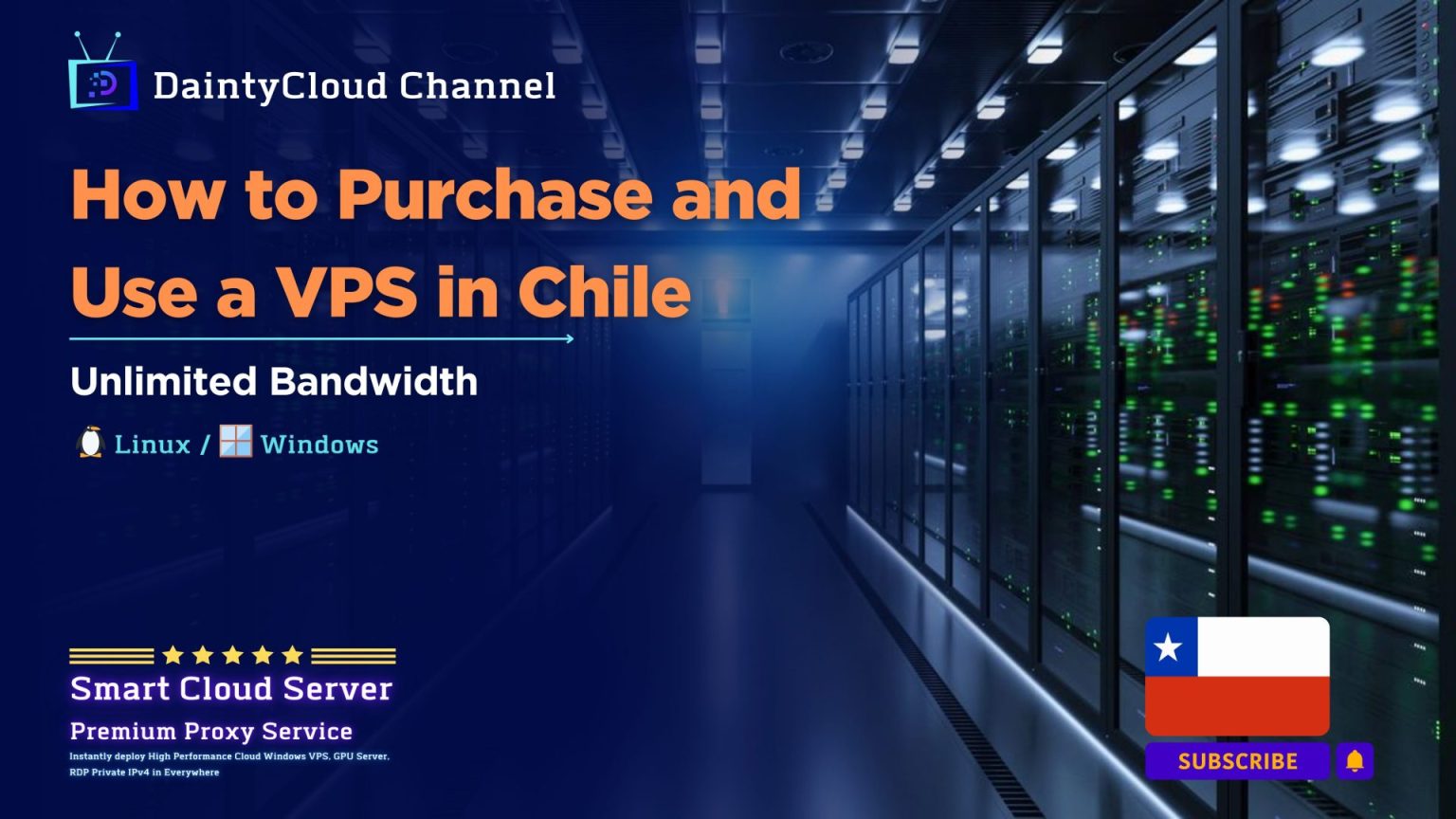 Chile VPS – Windows & Linux Servers Ready in Minutes - DaintyCloud