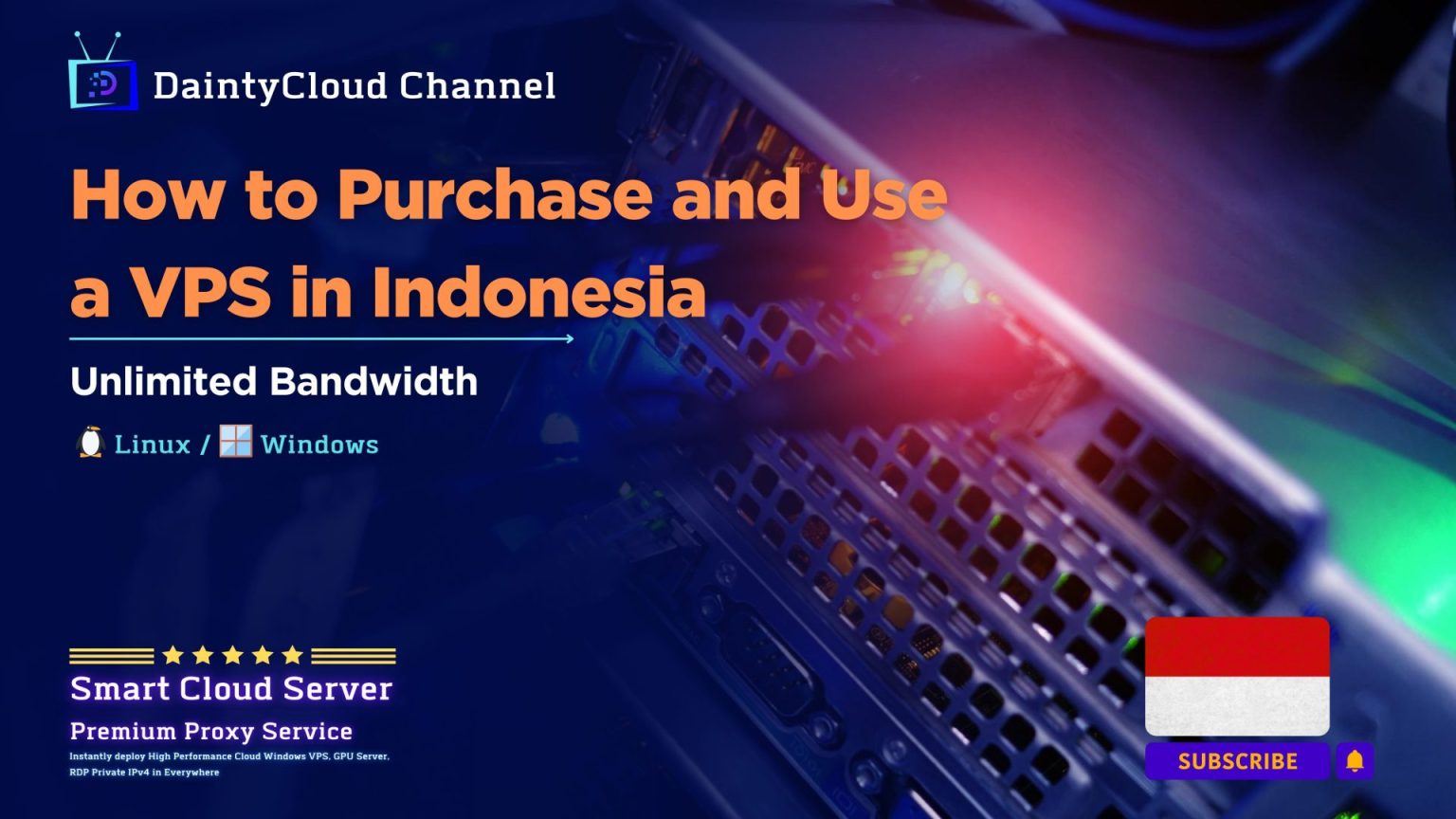 Indonesia VPS – Tier III Datacenter with Powerful CPU & RAM Options - DaintyCloud