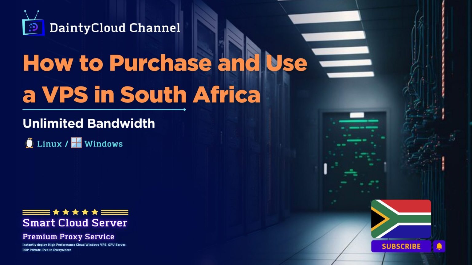 South Africa VPS – 99.99% Uptime, SSD Power, Instant Access - DaintyCloud