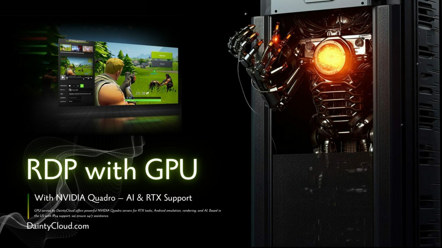 RDP with GPU – Cheap & Fast RTX Servers for AI and Android Emulators ...